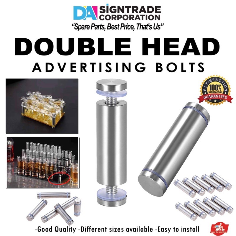 Double Head Advertising Bolts (12 mm diameter) | Shopee Singapore