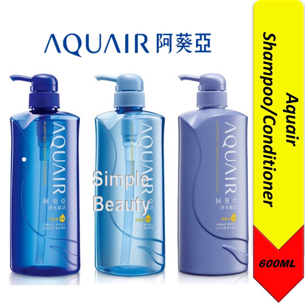 Shiseido AQUAIR Shampoo / Conditioner, 600ml | Shopee Singapore