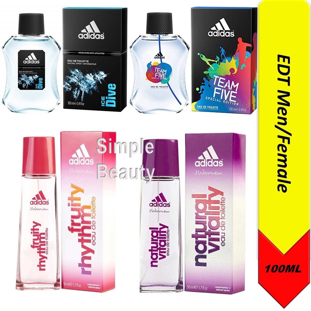 Adidas EDT Perfume For Men/Women, 100ml | Shopee Singapore