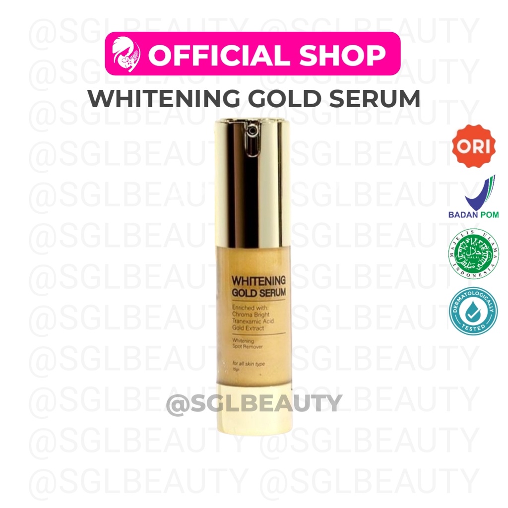 HITAM Ms Glow Whitening Gold Serum - (Brightens Skin Quickly, Removes ...