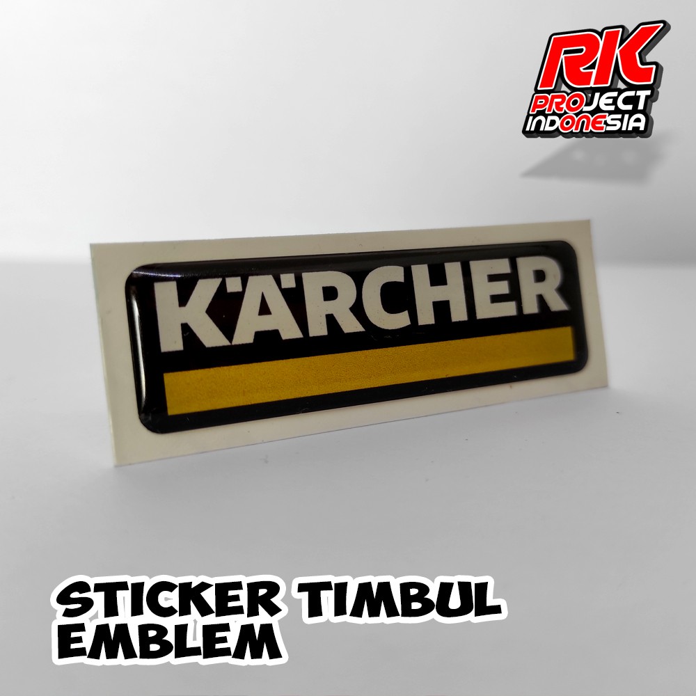 Karcher Sticker Embossed Flexible Resin Emblem | Shopee Singapore