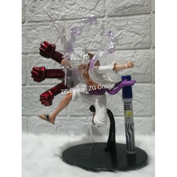 One Piece Anime Gear 5 Sun God Nica Luffy Action Figure Collection ...