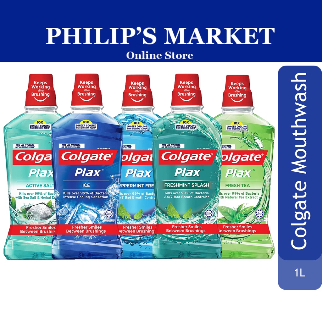 Colgate Plax MouthWash 1L | Shopee Singapore