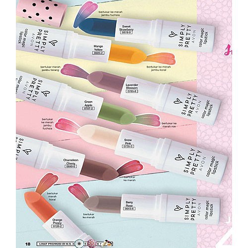 Avon Simply Pretty COLOR MAGIC LIPSTICK 4G | Shopee Singapore