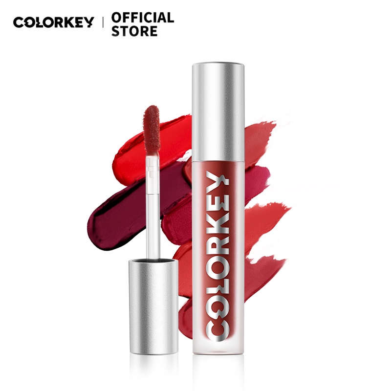 Colorkey Mini Velvet Lip Gloss Matte Glaze Shimmer Lip Tint Texture ...