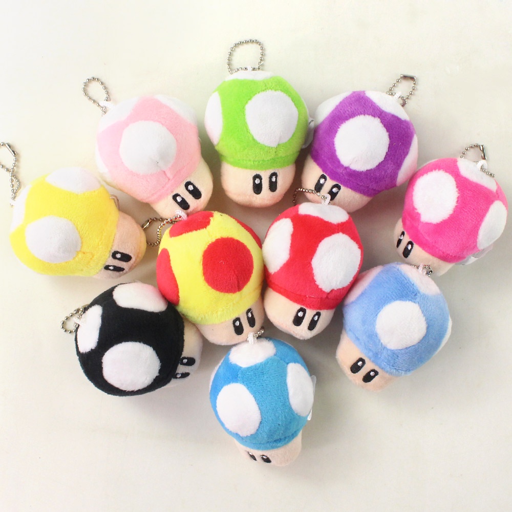 10Style Japan Nintendo Games Super Mario Bros. Toad Goomba Mushroom Key ...