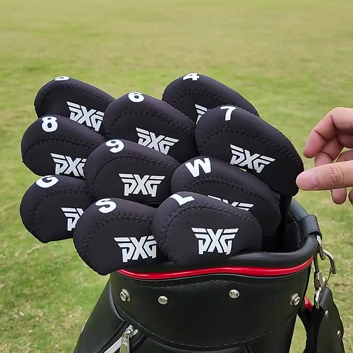 【10 Pcs/set】Iron Head Covers and Wedge Cover Waterproof High quality ...