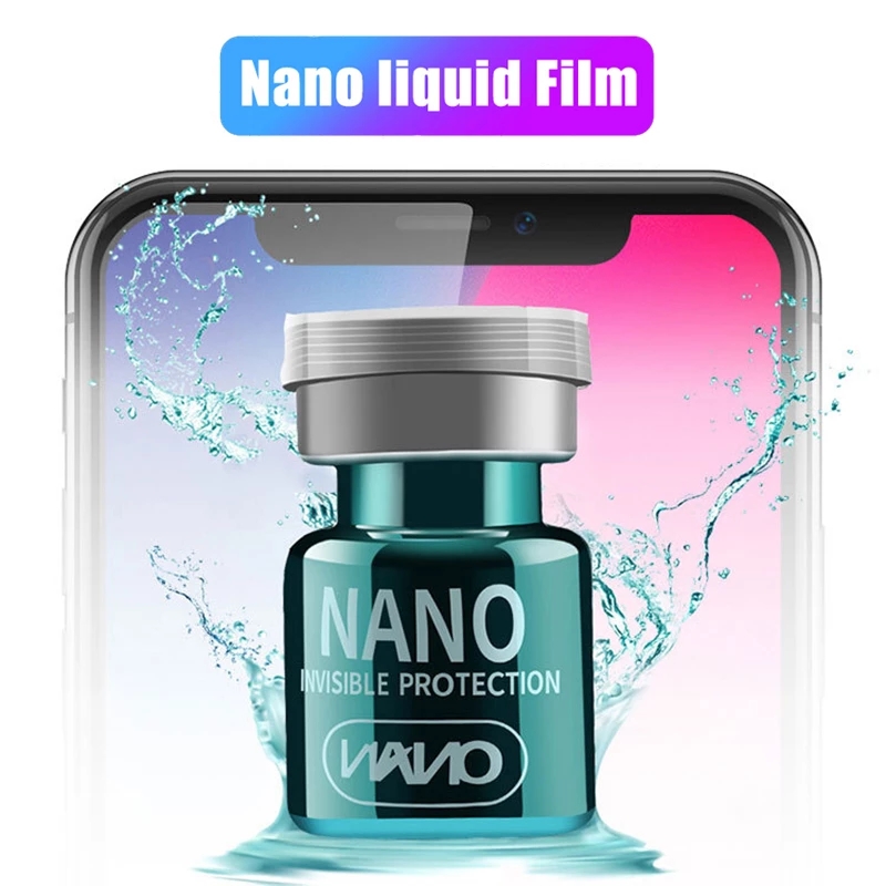 Universal Nano Liquid Invisible Anti-fingerprint Screen Protector ...
