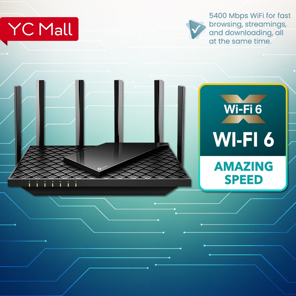 TP-Link Archer AX72 AX5400 Dual-Band Gigabit Wi-Fi 6 Router | Shopee ...