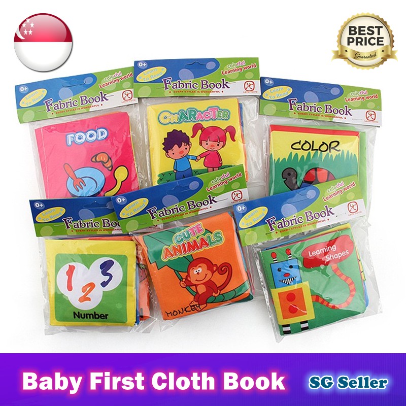 【Ready Stock】Baby First Soft Cloth Plush Book★Early Childhood ...