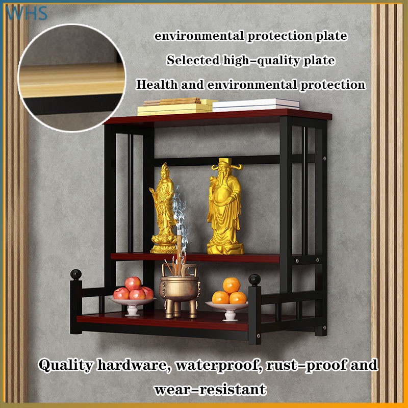 Wall-mounted Buddhist shrine hanging cabinet Buddha cabinet Buddha ...