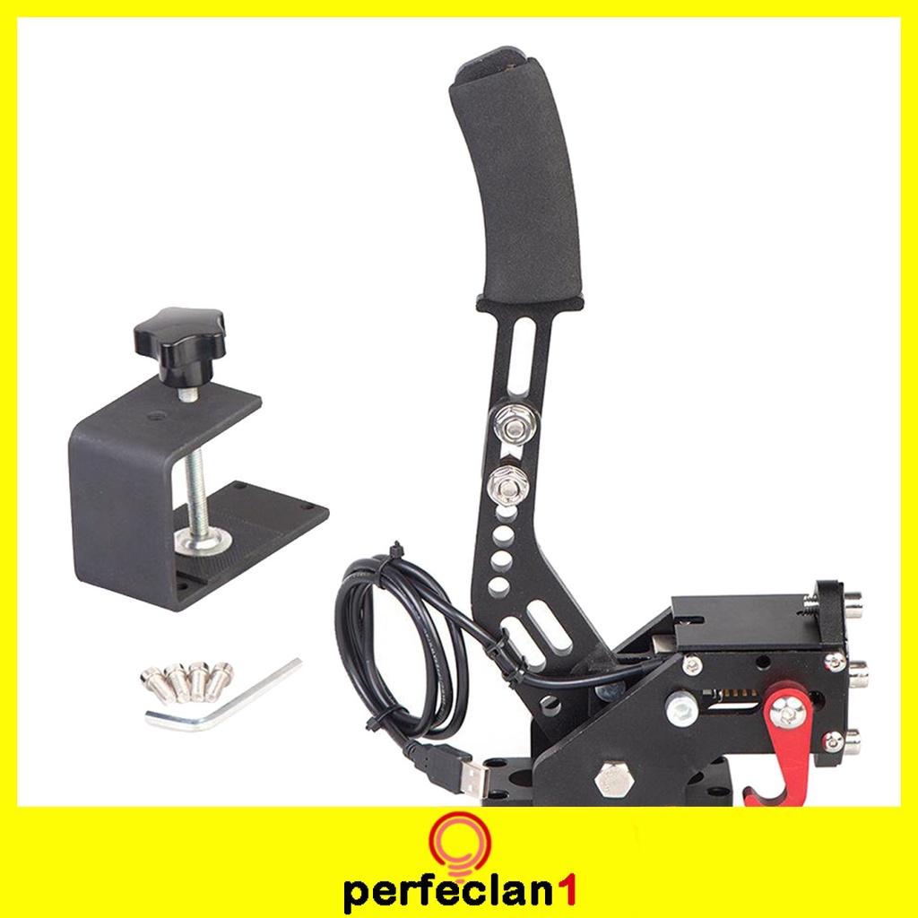 [PERFECLAN1] UNIVERSAL USB Handbrake + Clamp for PC Sim Racing G25 T500 ...