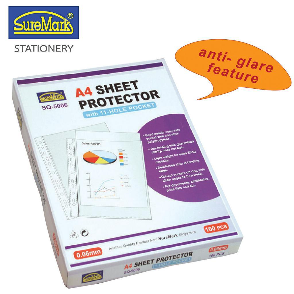 SureMark A4 Sheet Protector (Box of 100pcs) | Shopee Singapore