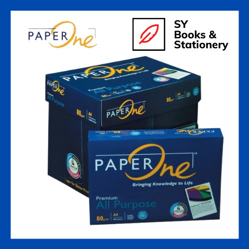 Paper One 80gsm 500 Sheets A4 Paper (Box-5 Reams) | Shopee Singapore