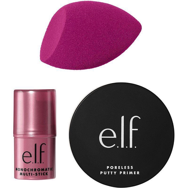 elf Cosmetics Feel Your e.l.f. kit (Poreless Putty Primer, Total Face ...