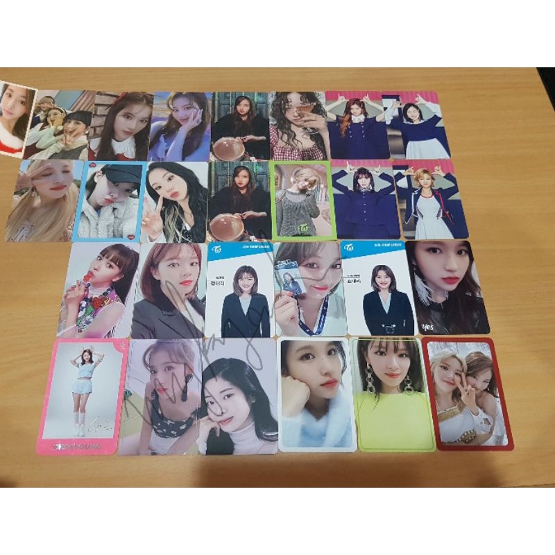 Twice photocard nayeon jeongyeon momo sana jihyo mina dahyun chaeyoung tzuyu | Shopee Singapore