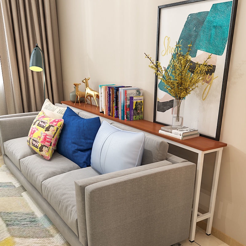 WEILIANG Behind The Sofa Shelf Long Table Narrow Table Wall Table ...