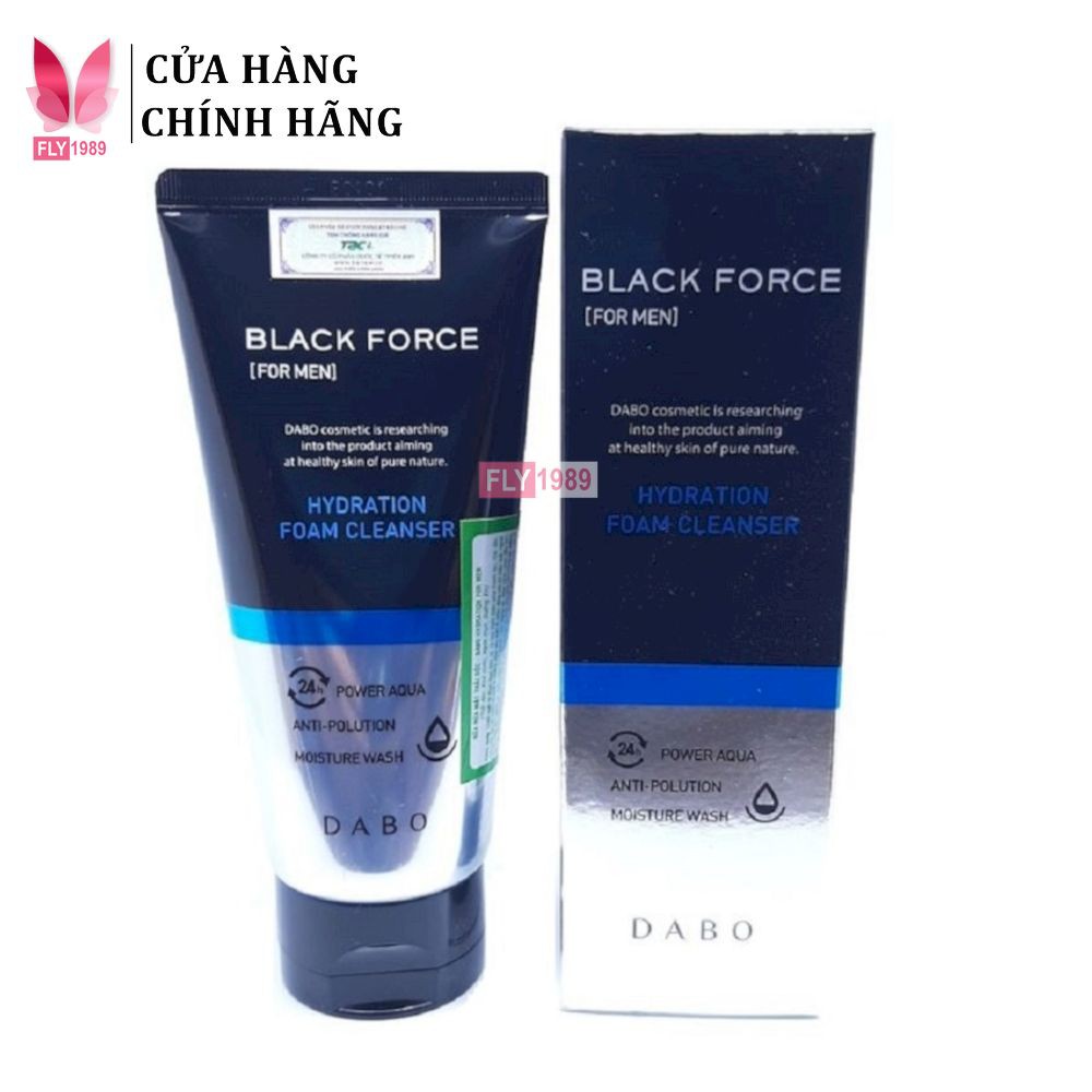 Black Force moisturizing cleanser prevents acne for men Dabo Hydration ...