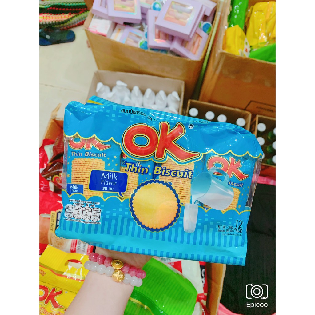 OK Thai thin slice biscuits 360gr (4 flavors) | Shopee Singapore