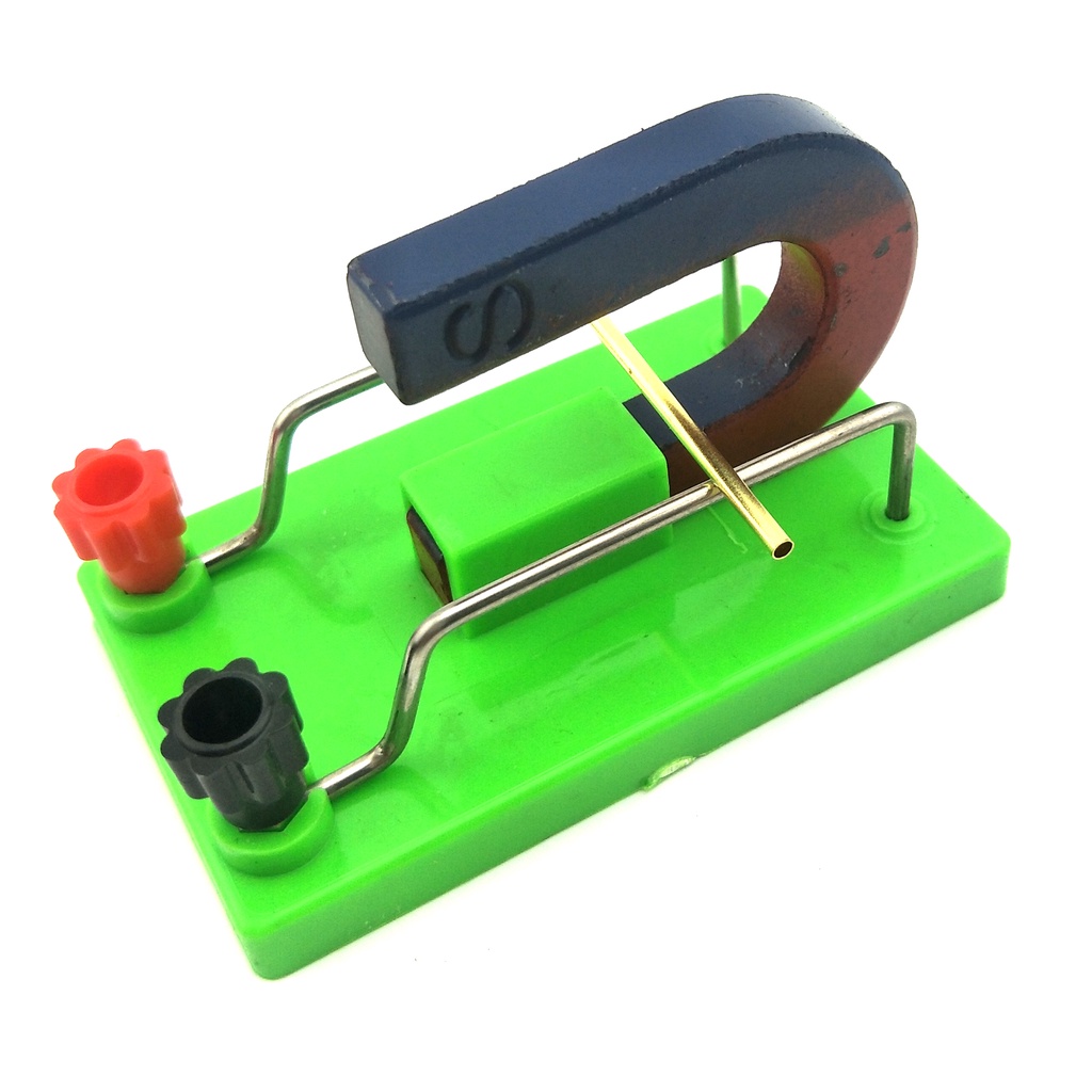 magnetic field acting on current Experimental apparatus ampere force ...