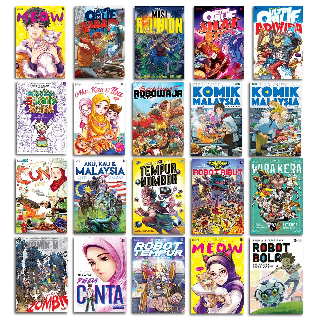 School Friendly PTS Malay Language Comic Book Collection | Shopee Singapore