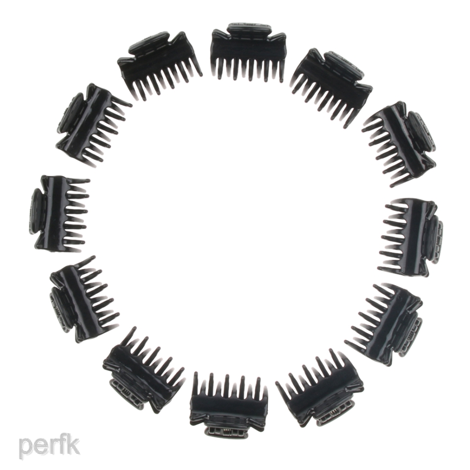 12/set Resin Mini Hair Claws Grips Small Hair Clips for Women Girls ...