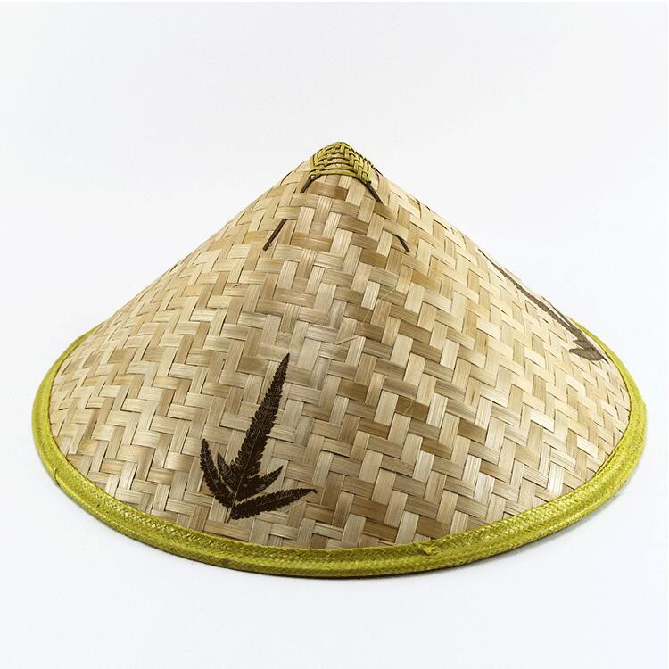 ! FISHERMAN'S HAT / Laced Rattan / Pulled Bamboo / Farmer's hat / rice ...