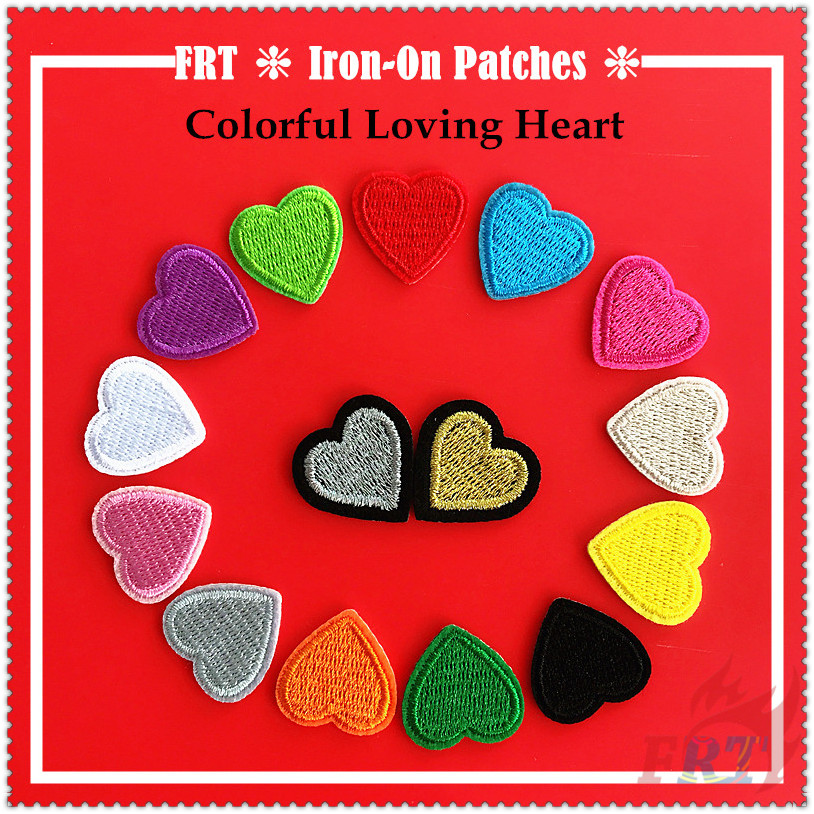 VSCO：Mini Colorful Heart Series 01 Iron-on Patch 1Pc Mini Colorful Love ...
