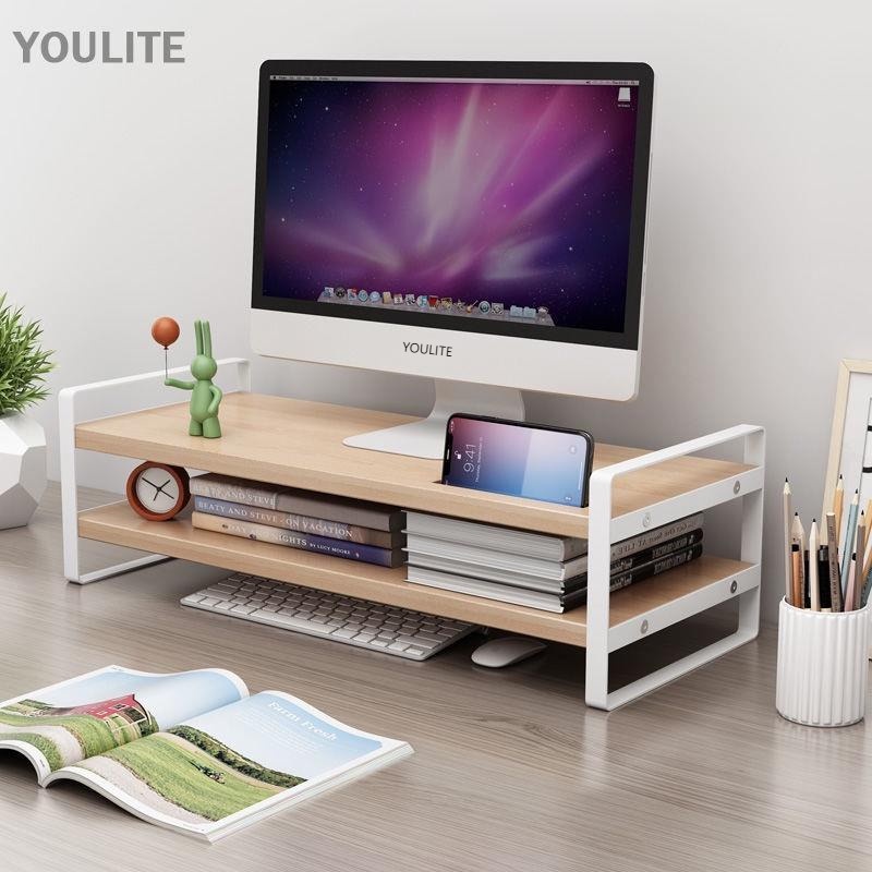 YOULITE Monitor Stand Laptop Stand Monitor Rise Wooden Monitor Stand ...