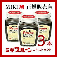 [Direct From Japan]【MIKI PRUNE EXTRACT×3bottle】（280g/bottle） Miracle ...