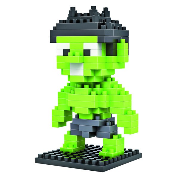 LOZ Super Heroes 9155 - Hulk Buildable Figure Diamond Blocks (Nanoblock ...