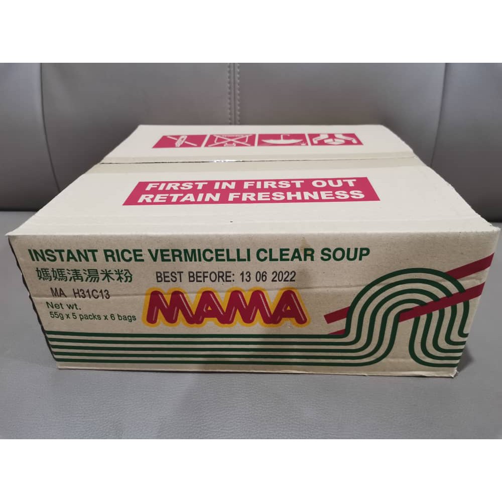 Mama Instant Rice Vermicelli Clean Soup 55g x 5packs x 6 bags (Selling ...