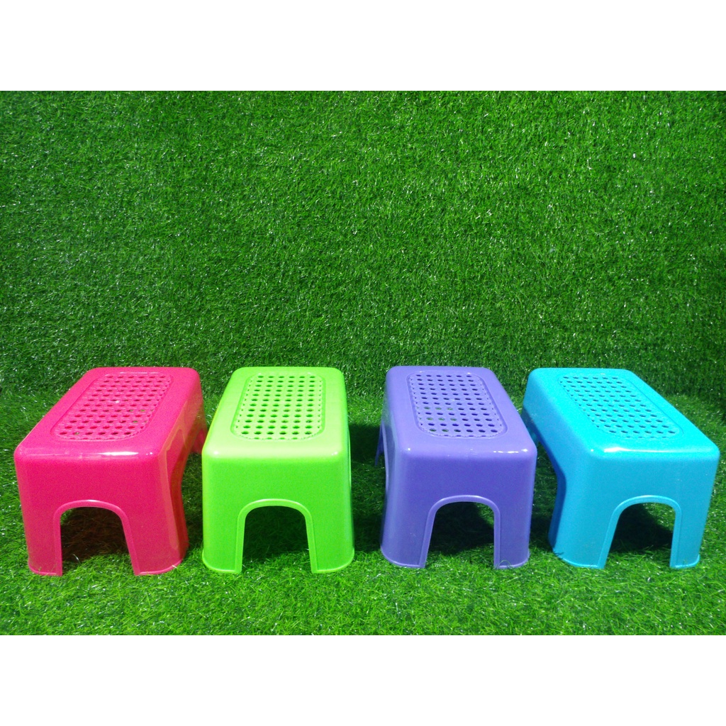 9711Mini Durable Rectangular Chair (Random) | Shopee Singapore