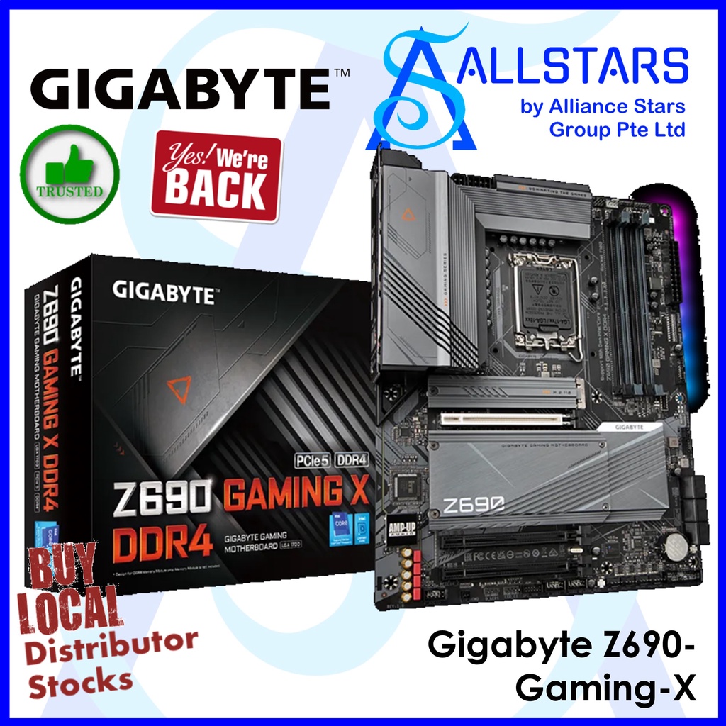 Gigabyte Z690 Gaming X DDR4 LGA1700 Mainboard (Z690 GAMING X DDR4 ...