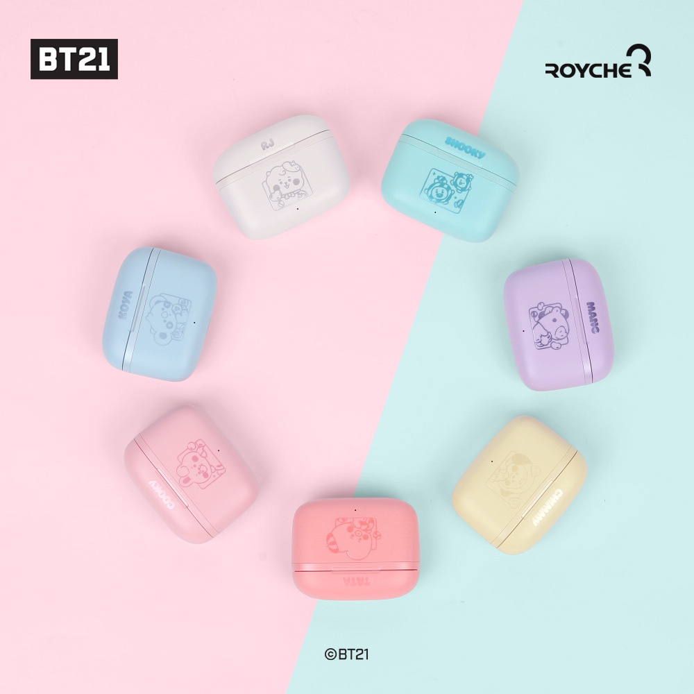 [BT21 OFFICIAL] BT21 JELLY CANDY Baby Bluetooth Wireless Earphone ...