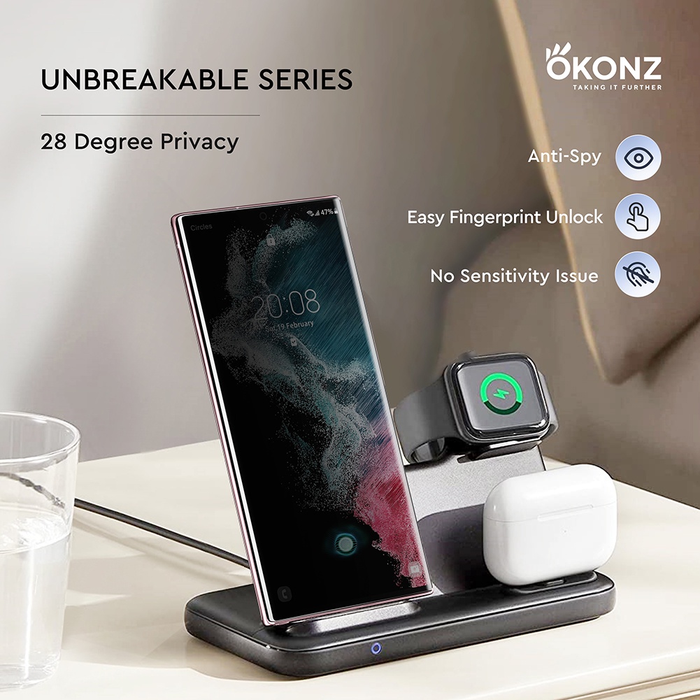 OKONZ Privacy Anti-scratch Hydrogel TPU Film Screen Protector For S25 ...