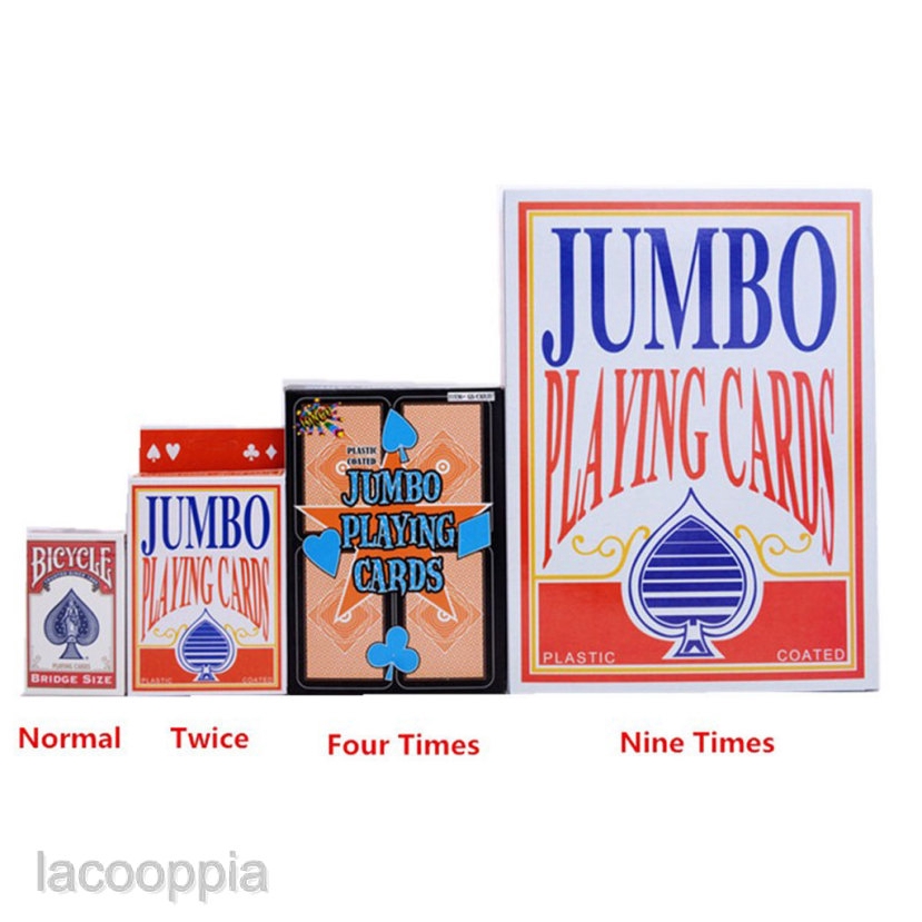 JUMBO EXTRA LARGE GIANT PLAYING CARDS CARD LARGE PARTY GAME TOY ...