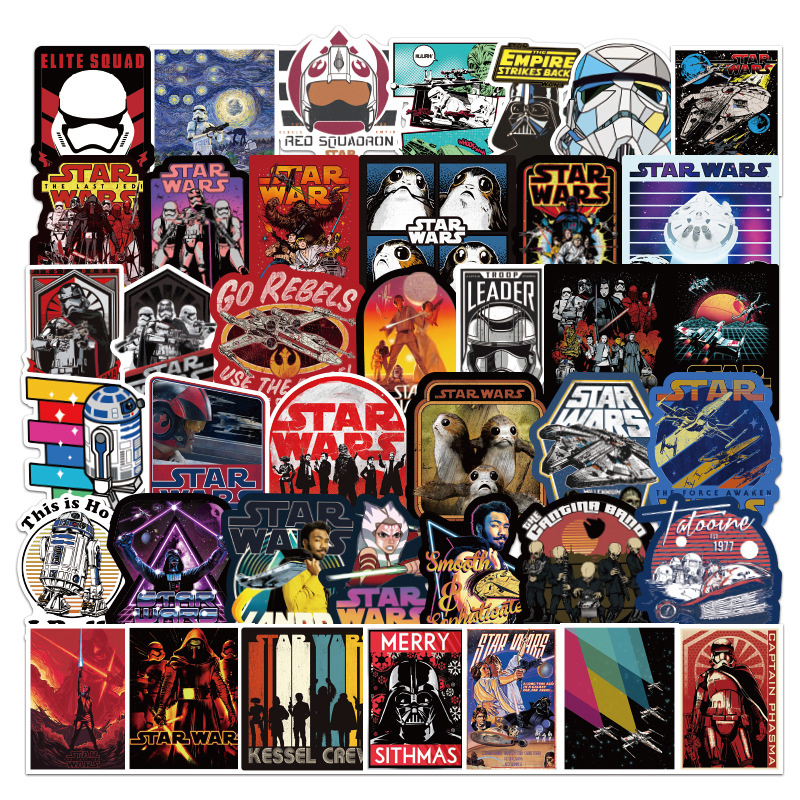 108 pcs Star Wars Waterproof PVC Stickers | Shopee Singapore