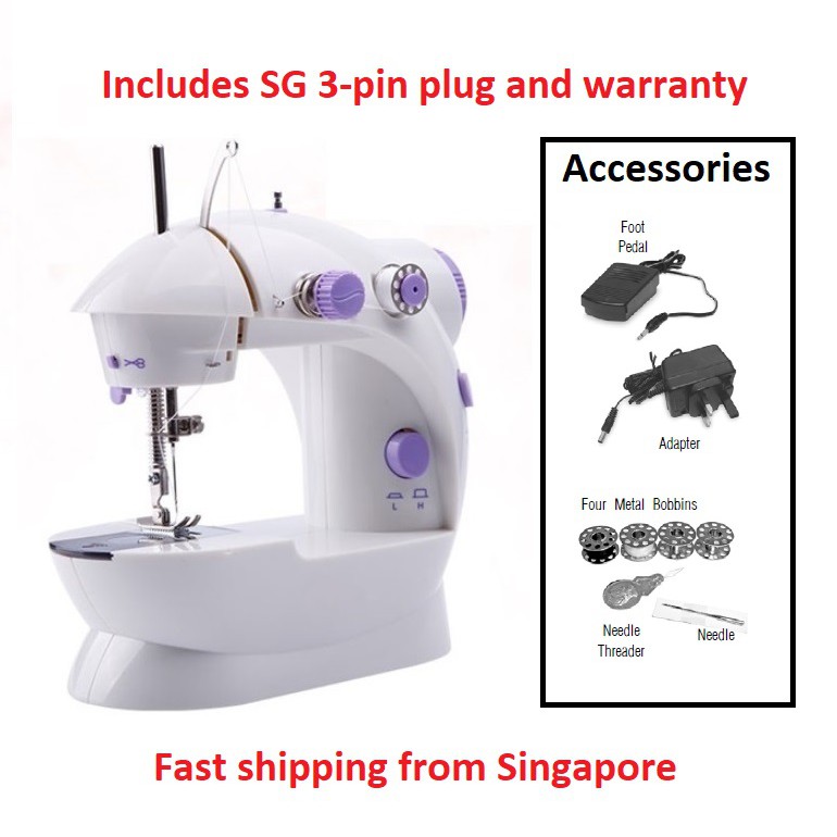 Sewing Machine Mini with SG plug and warranty | Shopee Singapore