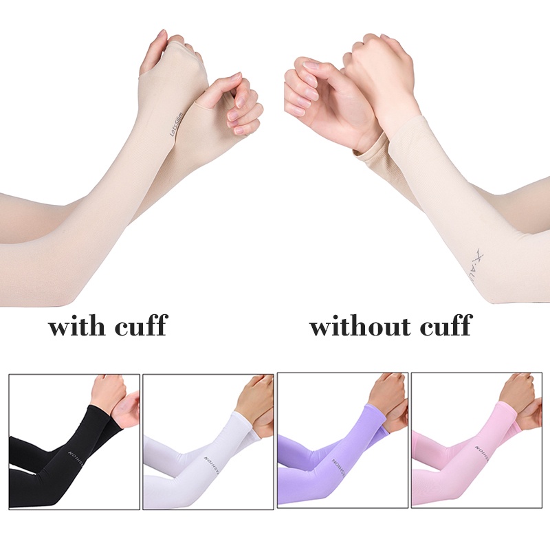 Aqua X & Let's Slim Cooling Hand Sock UV Protection Arm Sleeves Men ...