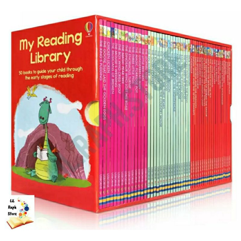 USBORNE My Reading Library - 50books《SG - READY STOCK》- RED BOX ...