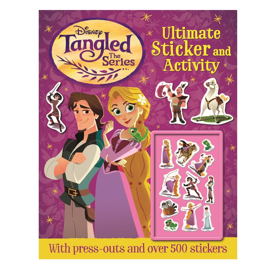 Disney Princess Tangled Sticker Book With Activities Stickers Arts ...