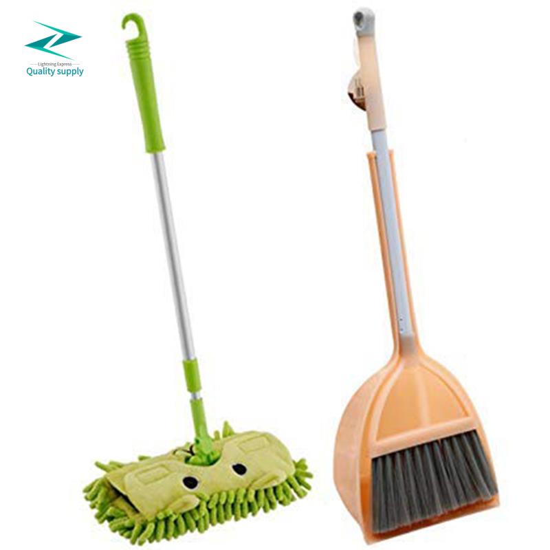 Kid's Housekeeping Cleaning Tools, 3Pcs Small Mop Small Broom Small ...