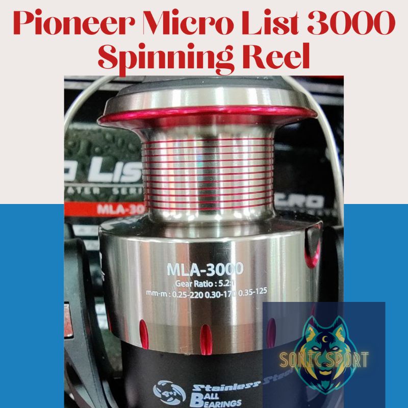Pioneer Micro List 3000 Spinning Reel | Shopee Singapore