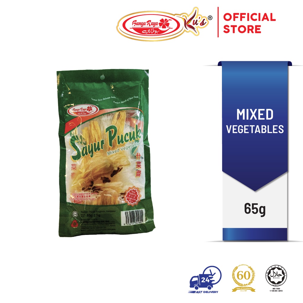 Bunga RAYA KUSUMA Shoot Vegetables + Temperature 65g | Shopee Singapore