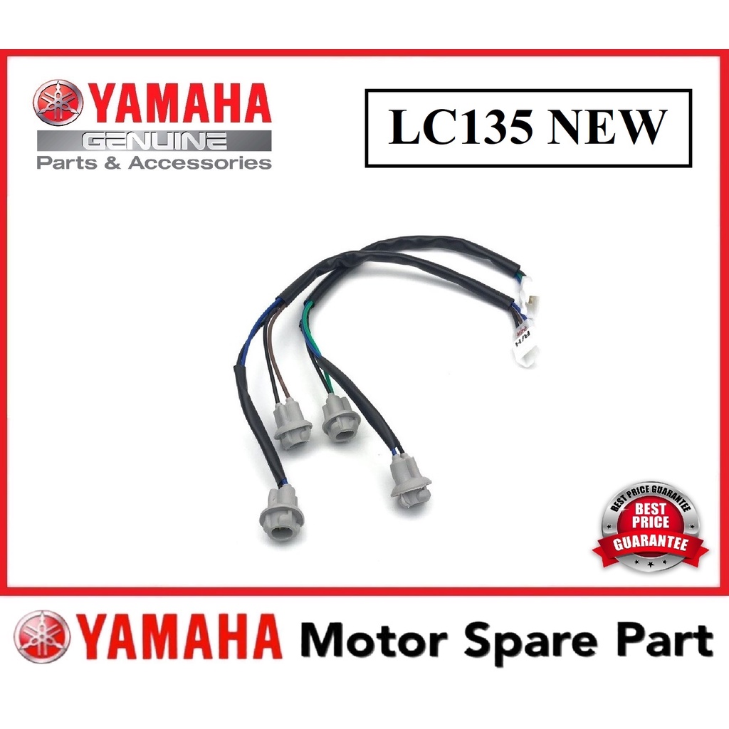 YAMAHA LC135 NEW FRONT SIGNAL SOCKET ASSY DEPAN SIGNAL WINKLE FLASHER LAMPU KIRI KANAN DEPAN V2 ...