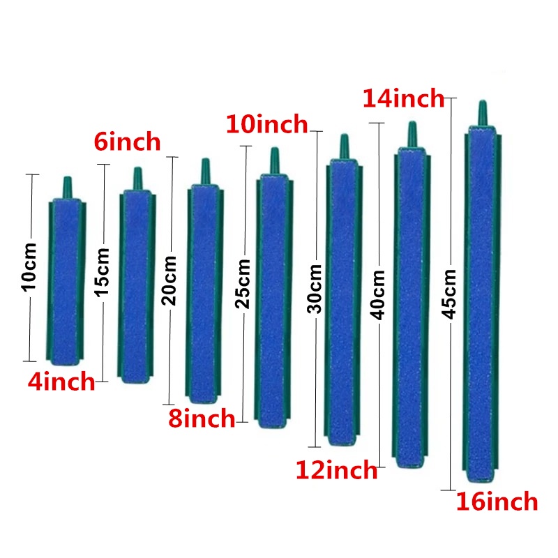 10cm-40cm Aquarium Air Bubble Stone Bar Fish Tank Air Bubble Diffuser ...