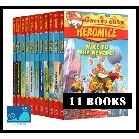 👉[SG READY STOCK] [11 BOOKS] Geronimo Stilton Heromice Series | Shopee ...