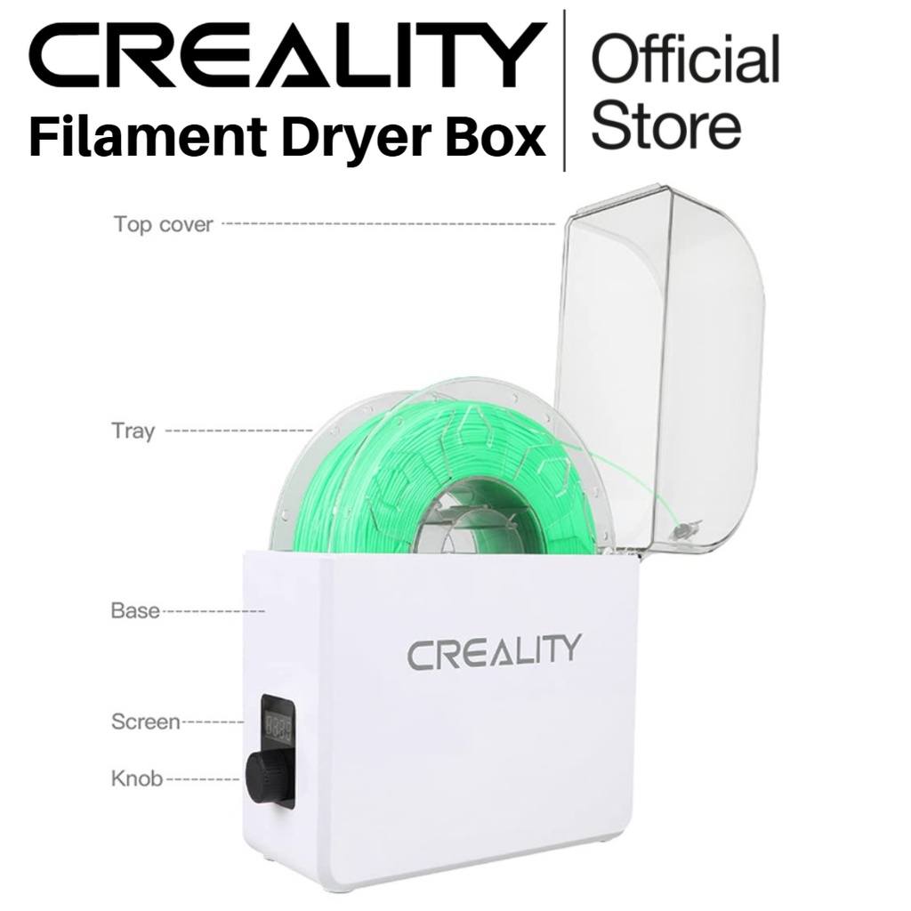 Original Creality Filament Dryer Box Dry Dehydrator Holder Keeping Dry ...
