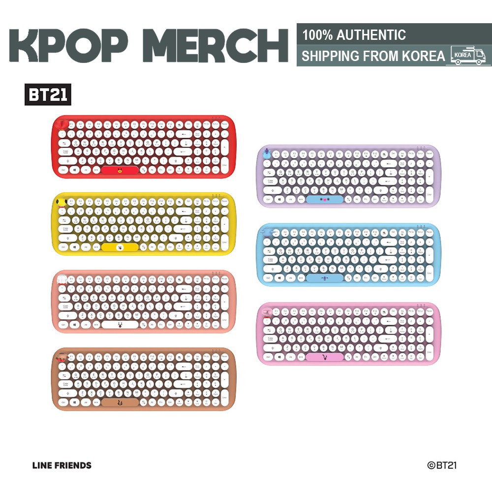 BT21 Baby Wireless Retro Keyboard by Royche | Shopee Singapore